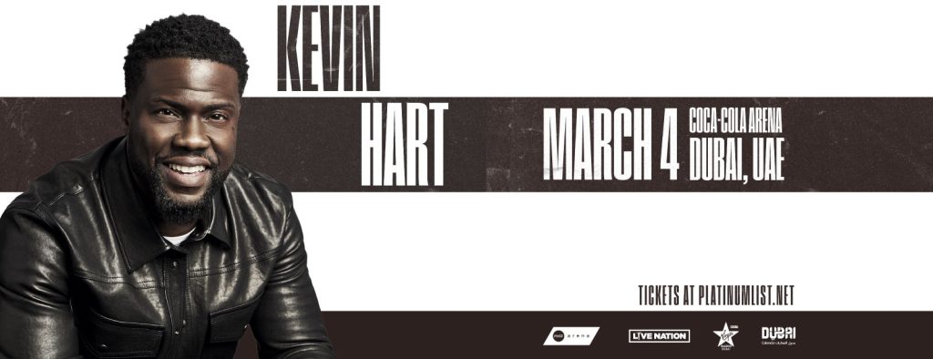 Tickets to Kevin Hart Live in Coca-Cola Arena, Dubai | Coming Soon in UAE